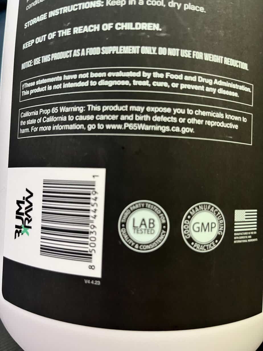 2025 Unbiased Bum Protein Powder Review: Honest Assessment of Raw Whey ...