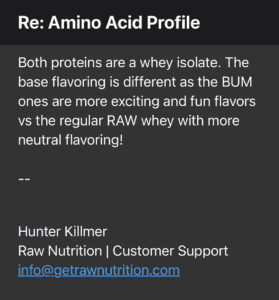 2025 Unbiased Bum Protein Powder Review: Honest Assessment of Raw Whey ...