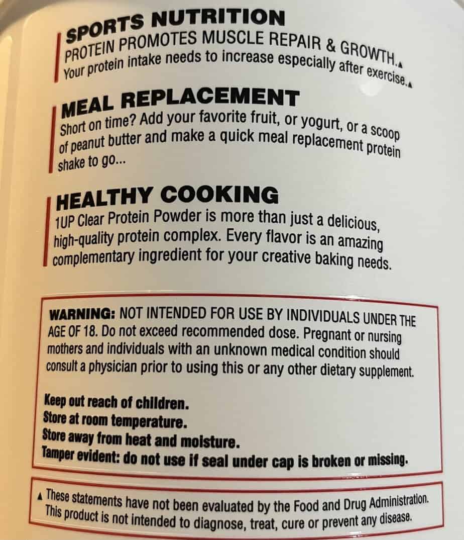 1Up Nutrition Clear Protein Review: What the Marketing Gets Right—and ...